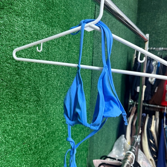 SKIMS | Swim | Skims Blue Bikini Top | Poshmark